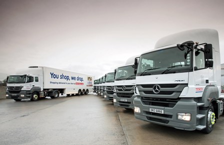 Tesco checks out its first new Mercedes-Benz Axors in Northern Ireland ...