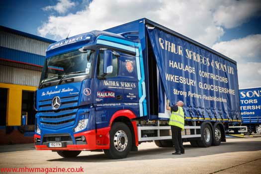 Arthur Spriggs leads the way with New Actros rigid - Materials Handling ...
