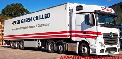 New Actros is hot stuff for Peter Green chilled - Materials Handling ...