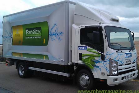 Paneltex zeroed 7.5t electric truck road test - Materials Handling ...