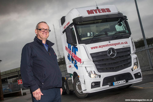 Mercedes-Benz Actros sets a new mpg standard for Myers Transport ...