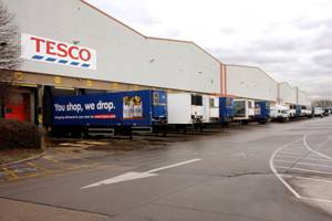 Salvo loading bay driveaway prevention system for 24 Tesco distribution ...