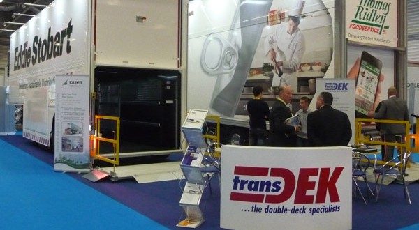 Transdek showcases award winning double deck Wedge trailer and V2G lift ...