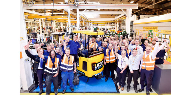 First 50 orders delivered as Electric JCB Digger in full production