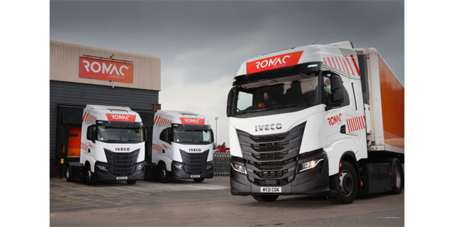 10 CNG-fuelled IVECO S-WAY NP 460 for Romac Logistics - Materials ...