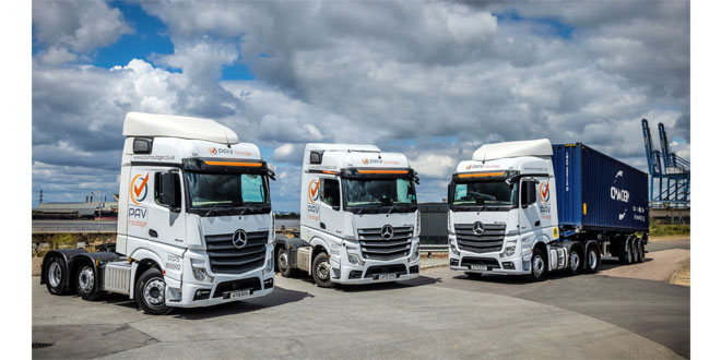 PAV Haulage powers ahead with its first two pre-owned Actros from ...